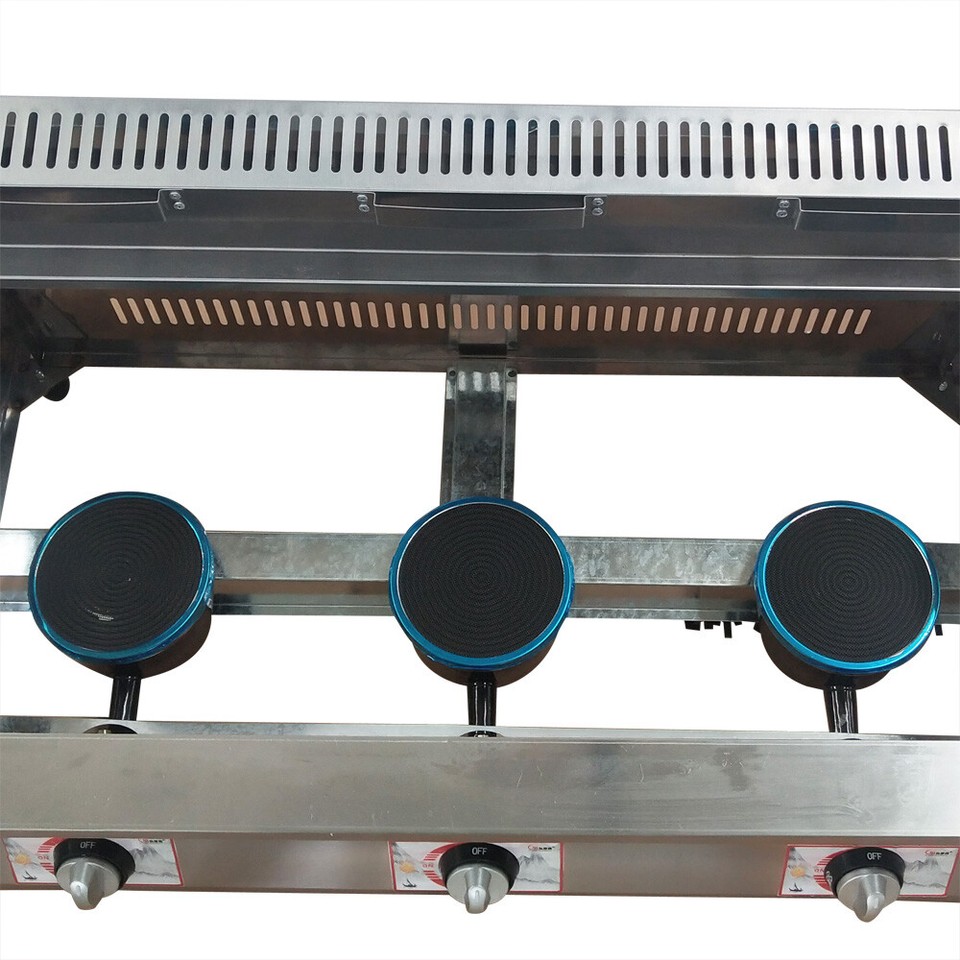 3-Pan Propane Gas Food Warmer Restaurant Tabletop Desktop Countertop ...