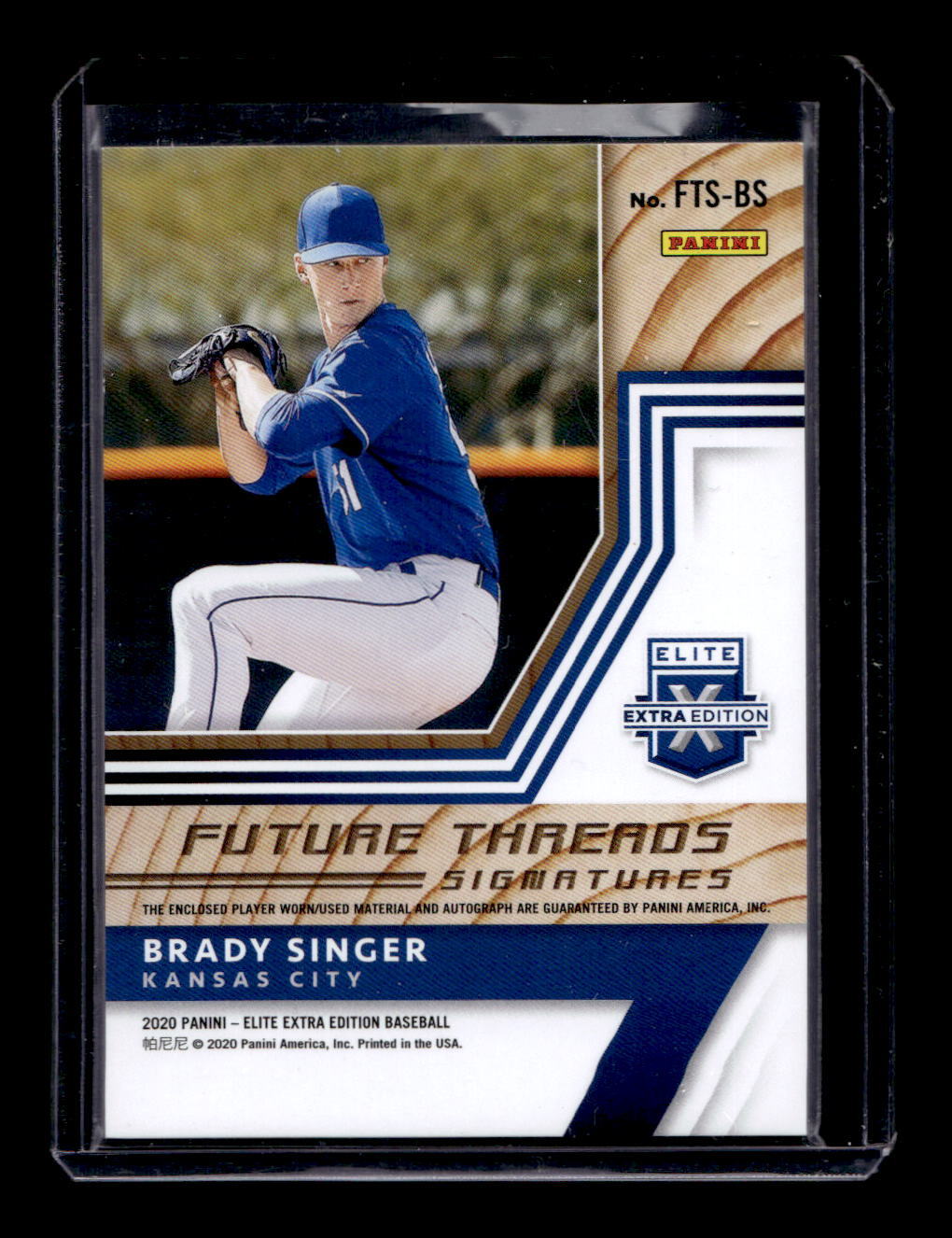 2020 Panini Elite Extra Edition - Future Threads Signatures Orange #FTS ...