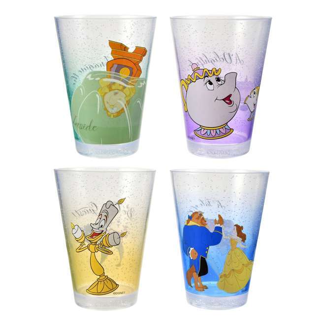 Beauty and the Beast Cup Set Bubble BELLE'S KITCHEN Disney Store Japan ...