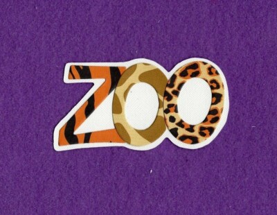 ZOO title die cuts scrapbook cards | eBay