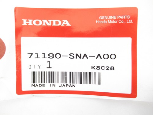 Genuine OEM Honda 71190-SNA-A00 Driver Front Bumper Stiffener 2006-2011 ...