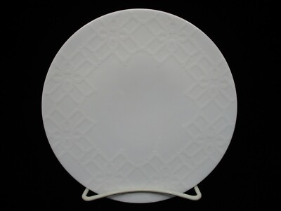 B BY BRANDIE WHITNEY WHITE BREAD & BUTTER / CANAPE PLATE - 6 1/4 ...