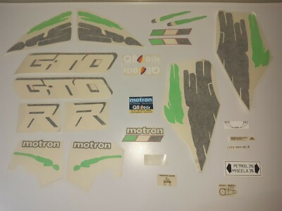 Kit Adesivi Motron Gto R originale per carenatura rossa | eBay