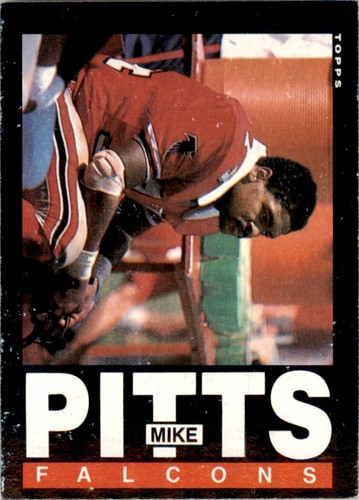 1985 TOPPS! MIKE PITTS ATLANTA FALCONS #18 | eBay