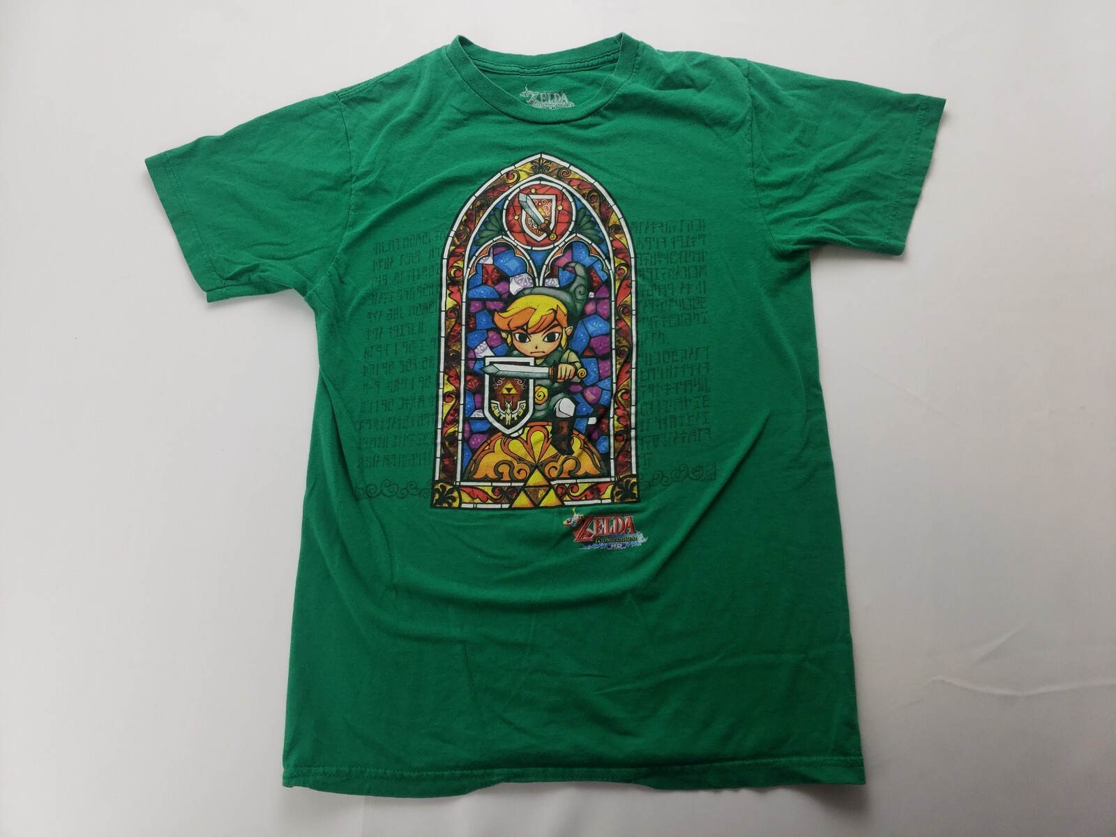 The Legend Of Zelda The Wind Waker Toon Link Stained Glass Tee Shirt ...