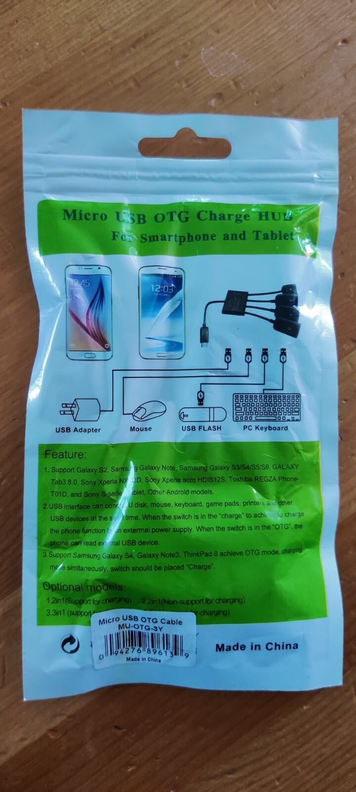 4 in 1 Micro USB OTG charge HUB for smartphone and tablet MU-OTH-3Y | eBay
