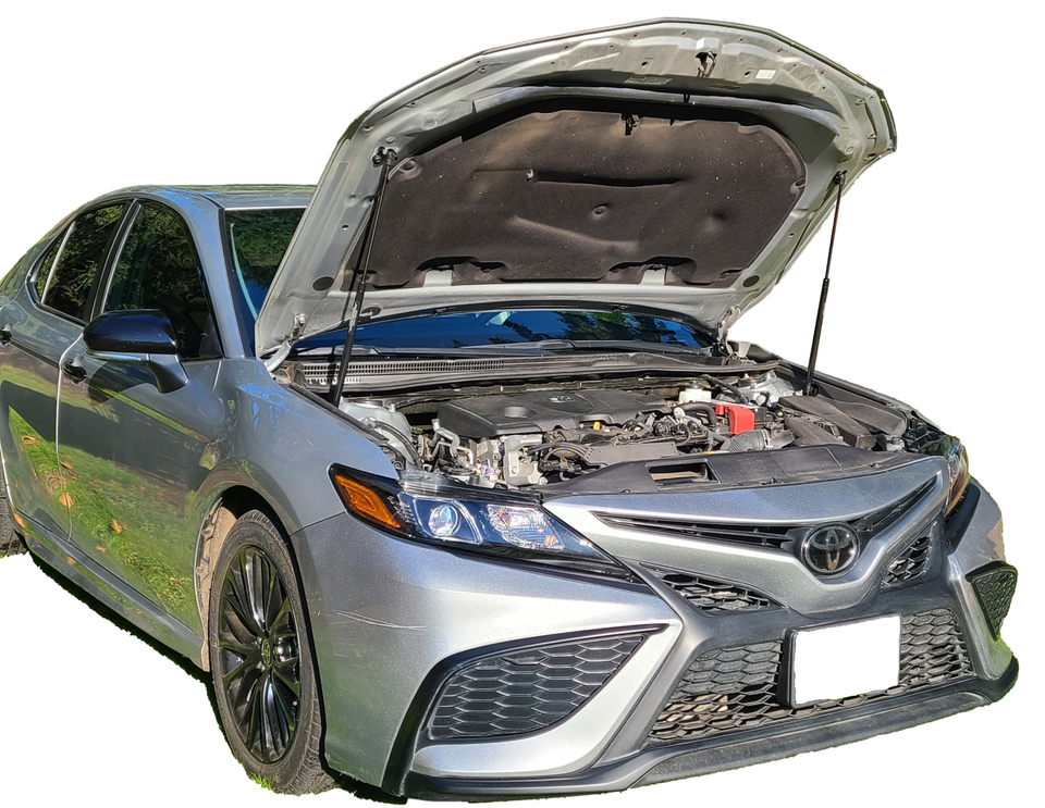2018-2024 Toyota Camry Hood Strut Kit | Powder-Coated Steel | 5 Years ...