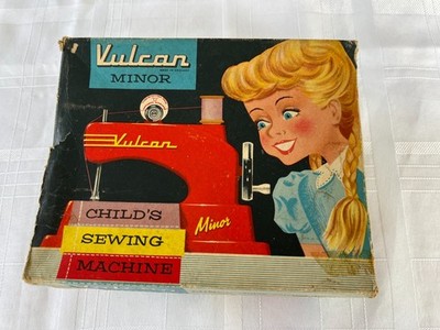 Vintage child's toy Vulcan Minor Sewing Machine 1950's-1960's ...
