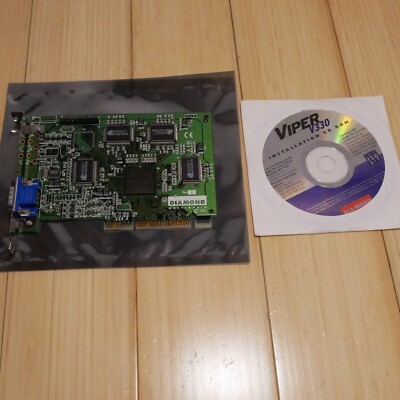 Diamond Viper V330 nVidia RIVA 128 4MB AGP Video Card Driver CD ...