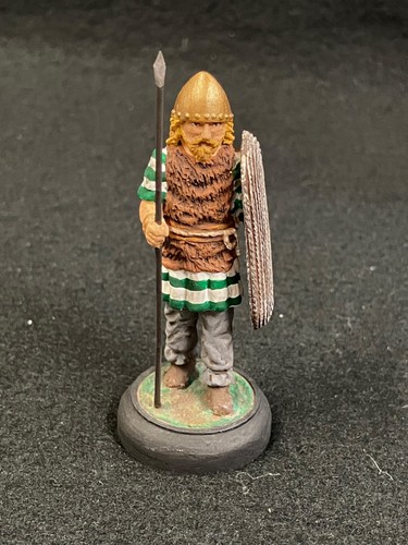 MUNDIART MINIATURE BRÉTON WARRIOR H-058 HAND PAINTED LEAD 3" TALL WITH ...