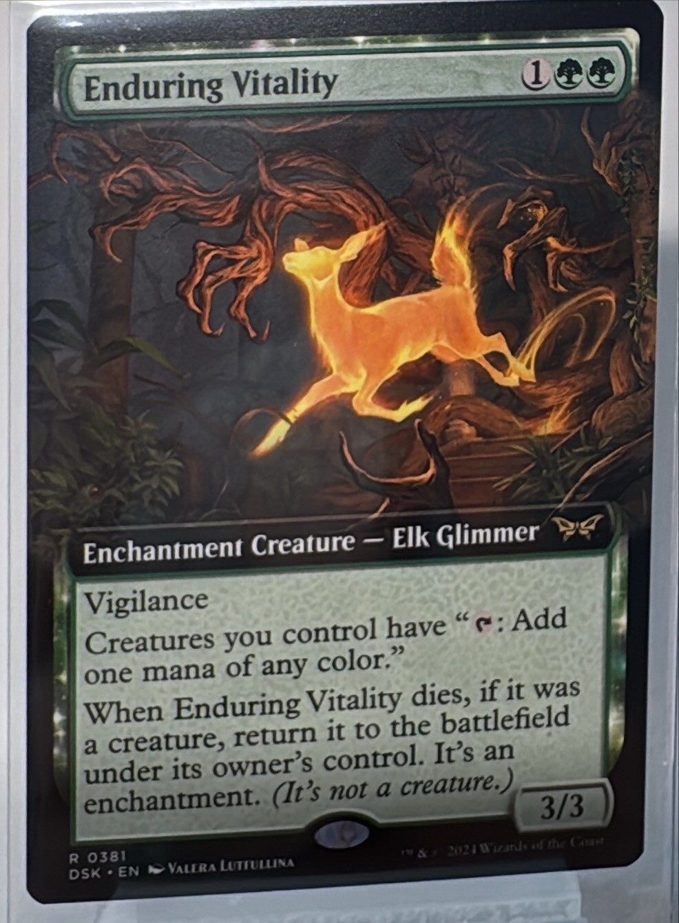 Enduring Vitality (Extended Art) - MTG - NM- Duskmourn | eBay