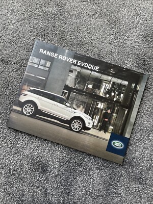 Brand New Range Rover Evoque 2012-13 UK Market Sales Brochure Unopened ...