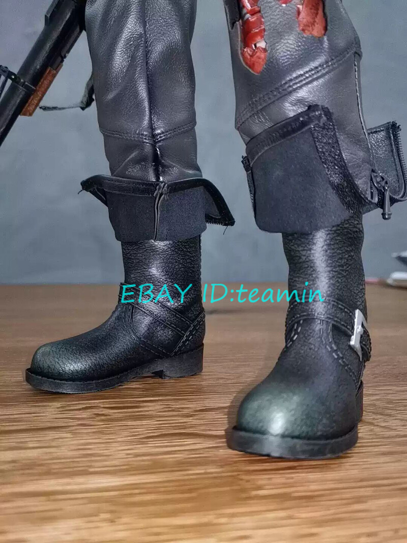 Terminator T800 Arnold Shoes Boots 1/4 Scale Action Figure Accessories ...