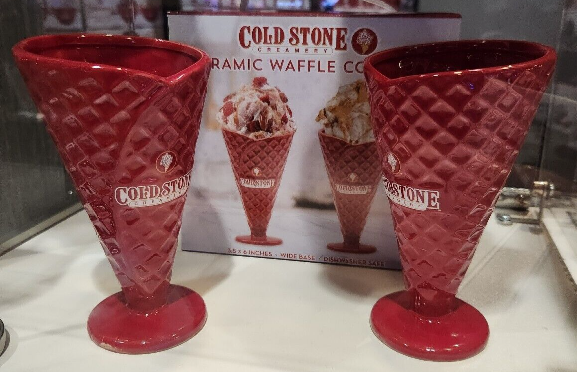Orange Waffle Cone Cold Stone