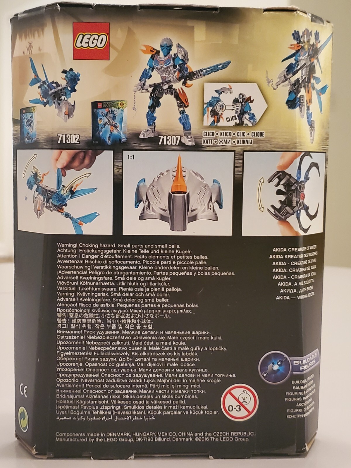 Lego Bionicle Akida Creature of Water 71302-2016 | eBay