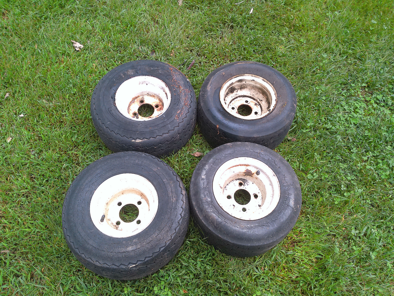 Lot of 4 Yamaha Gas 4 Stroke Golf Cart G2 Wheels | eBay