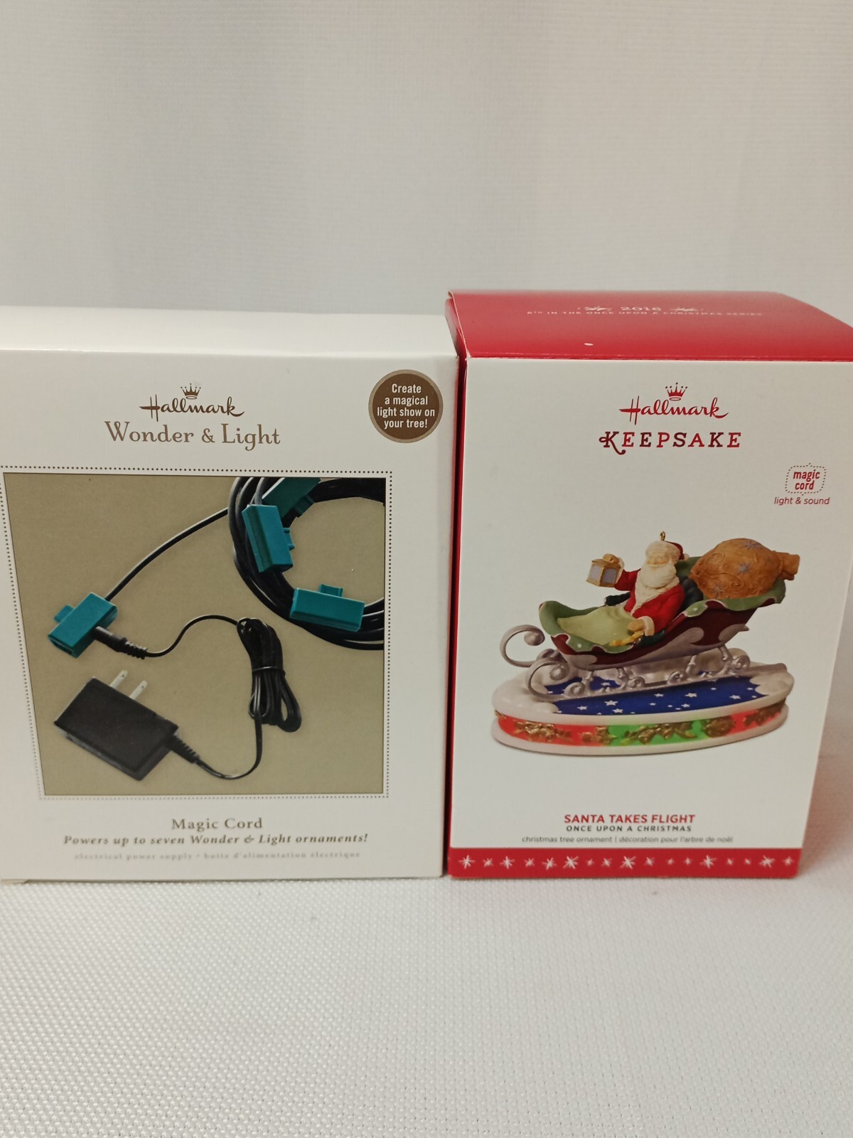 Hallmark Keepsake Ornament Santa Takes Flight 2016 Includes Magic Cord ...