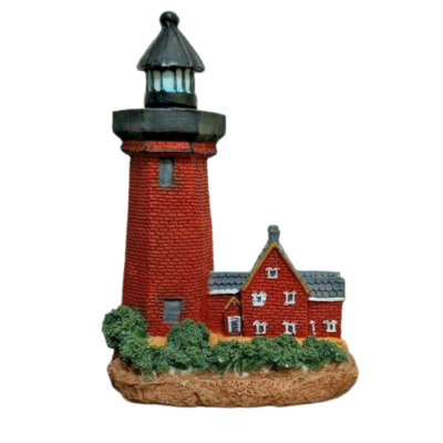 Lighthouse With Attached House