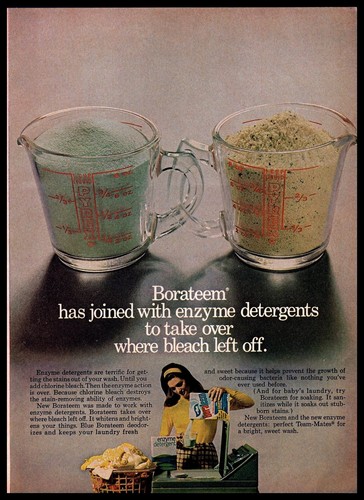 1969 Borateem Bleach Laundry Washer Detergent Vintage PRINT AD 1960s | eBay
