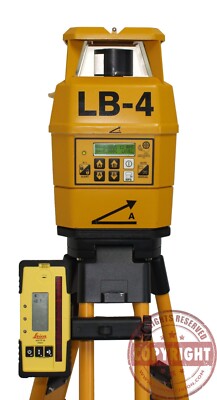 LASER ALIGNMENT LB-4 ROTARY DUAL SLOPE LASER LEVEL,TRANSIT,GRADE,TOPCON ...