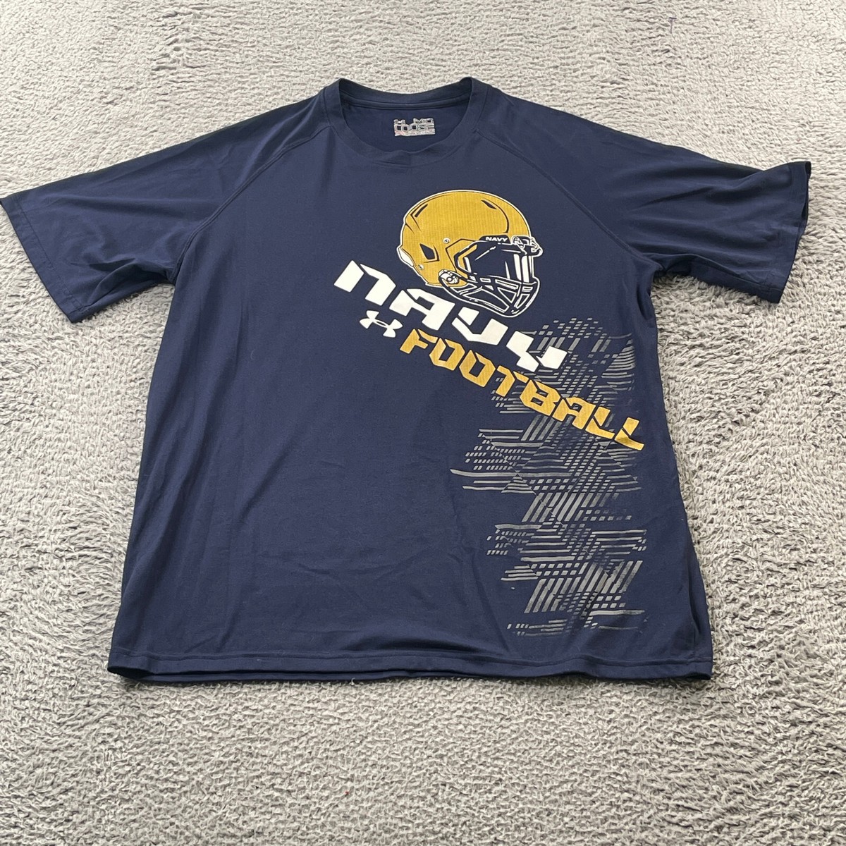 Under Armour Navy Football Shirt