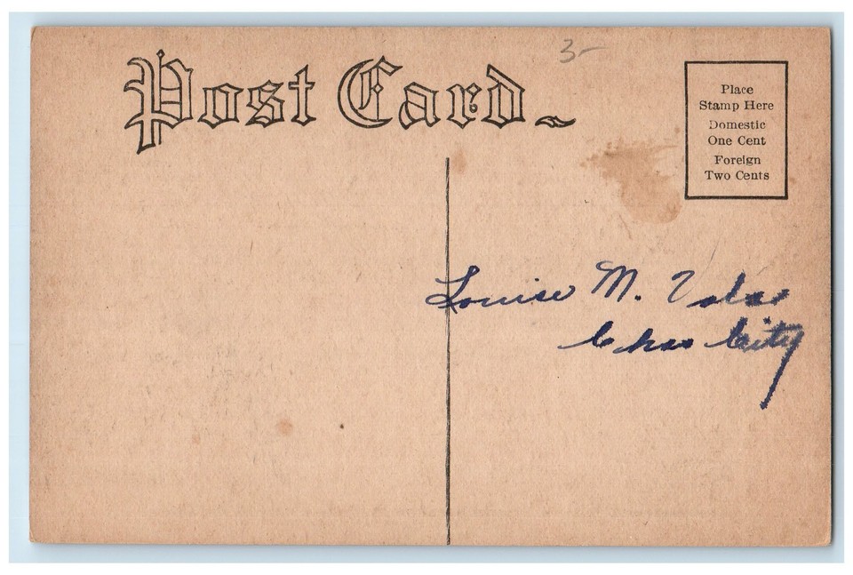 c1920 Typical Scene In The Lower Part Of The City Indianapolis Indiana ...