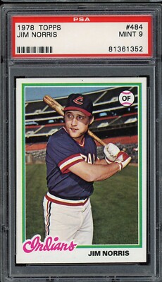 1978 Topps Baseball #484 Jim Norris PSA 9 | eBay