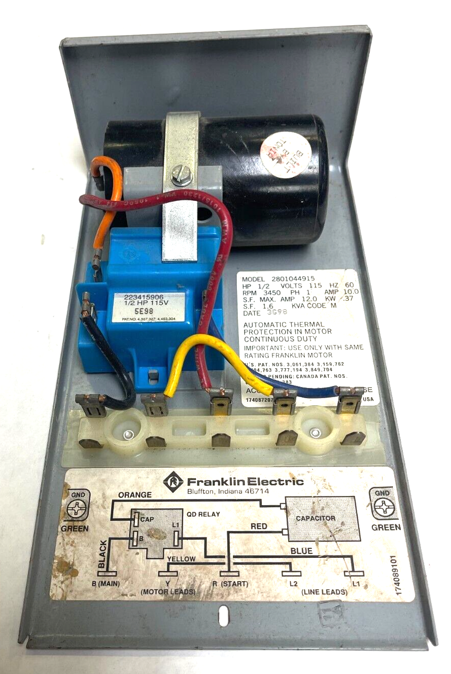 Franklin+Electric+2801044915+0.5+HP+Control+Box+-+Gray for sale online ...