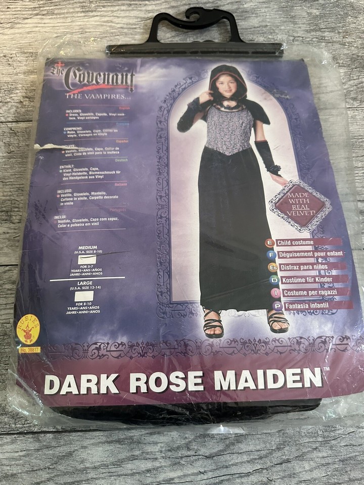 THE COVENANT VAMPIRESS VAMPIRE DARK ROSE MAIDEN HALLOWEEN COSTUME ...