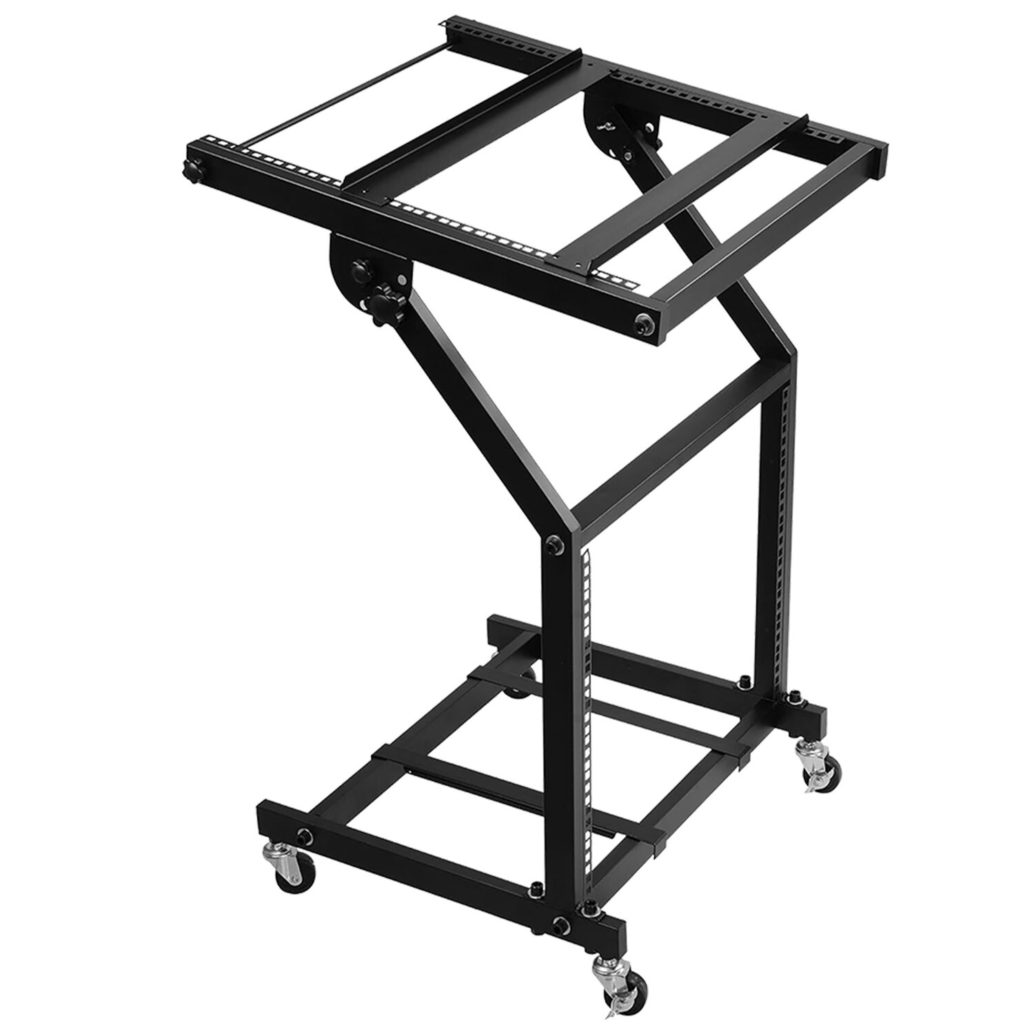 5Core 9U DJ Mixer Stand Rack Mount Stage Cart Music Equipment Studio ...