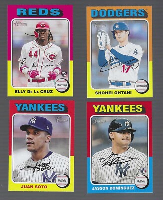 2024 Topps Heritage 400 Card Base Set 82, 101-406, 408-500 De La Cruz ...