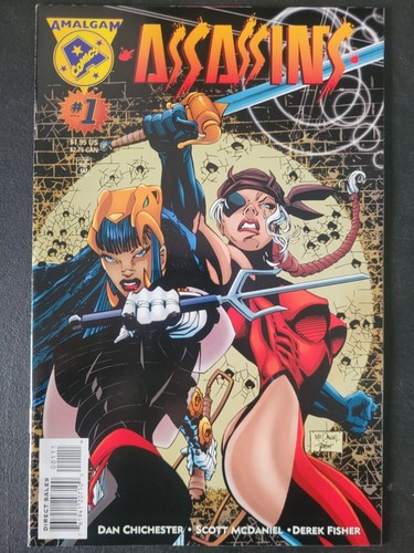 ASSASSINS #1 (1996) DC MARVEL AMALGAM COMICS SCOTT McDANIEL COVER & ART ...