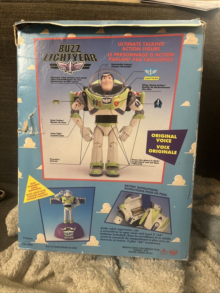 Buzz Lightyear Original Box - Toy Story (first Movie) Played With ...