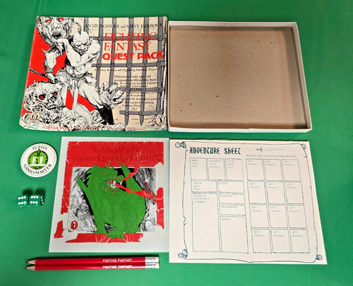 Fighting Fantasy Quest Pack ***100% COMPLETE!!*** Puffin Steve Jackson ...
