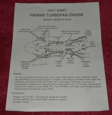 Pratt & Whitney Pw4000 Turbofan Engine CIR Manual Parts Illustrated 4/ ...