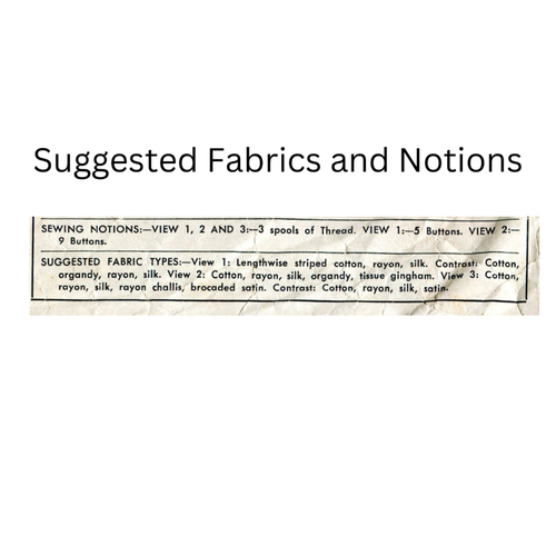 Vintage '52 Simplicity Blouse Pattern #3955 CUT Teen Size 10 -Size ...