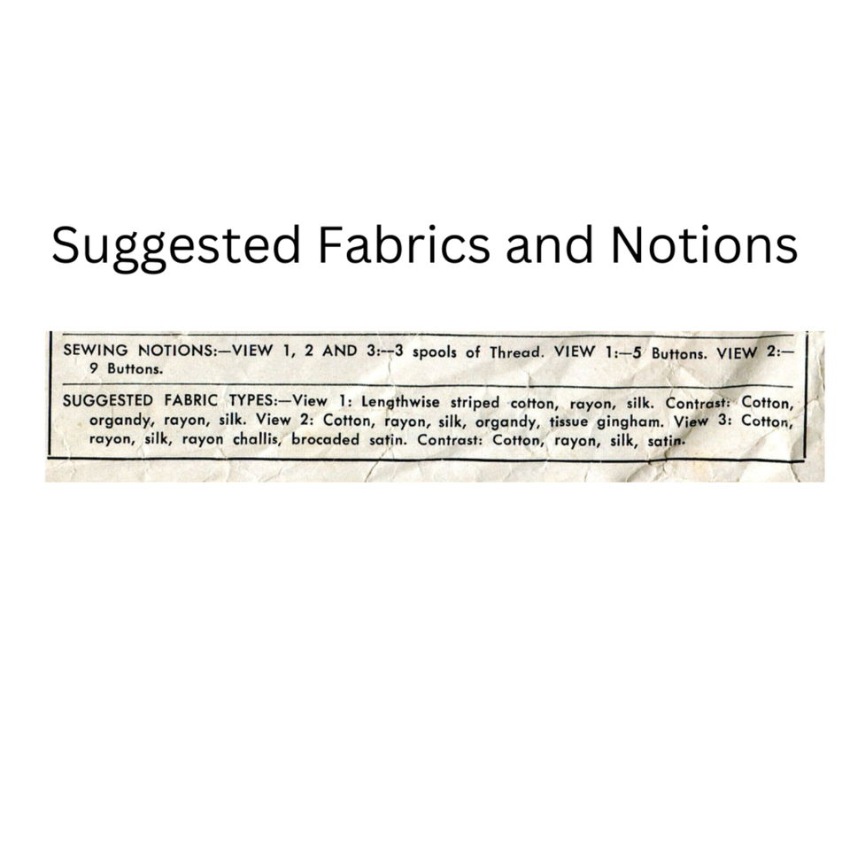 Vintage '52 Simplicity Blouse Pattern #3955 CUT Teen Size 10 -Size ...