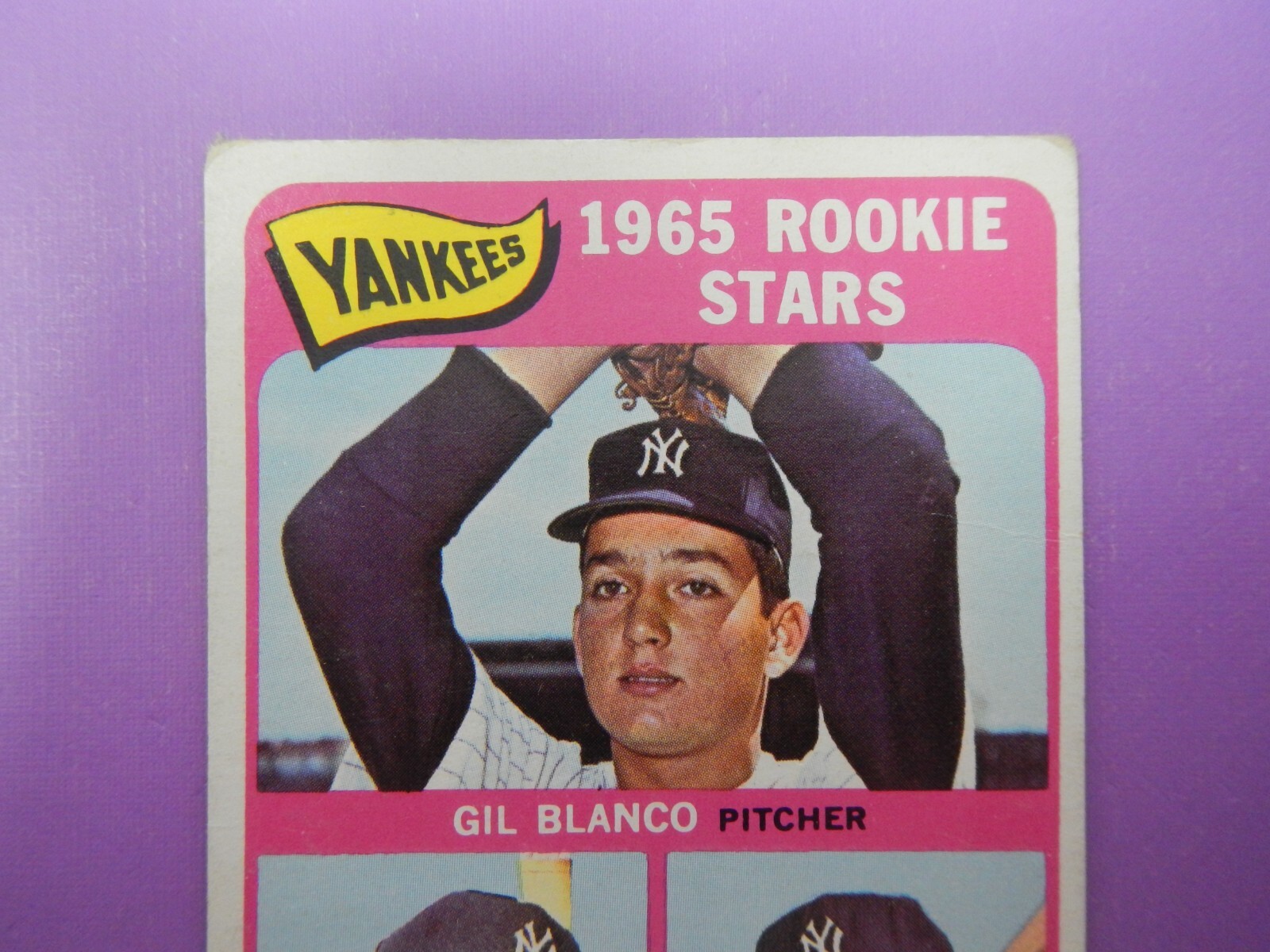 1965 Topps Baseball Gil Blanco Art Lopez Ross Moschitto Yankees RC #566 ...