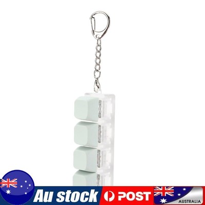 Keyboard Key Button Keycap Fidget Keychain Decompression (Light Green ...