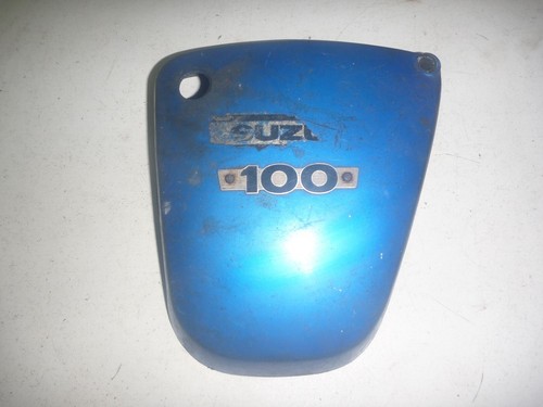 Suzuki ASS100 1971 Left Plastic side panel Blue | eBay Australia