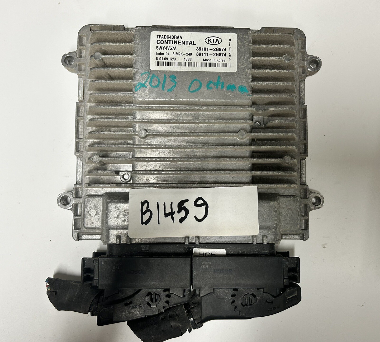 11 12 13 KIA OPTIMA ENGINE CONTROL MODULE UNIT ECM ECU PCM PCU 39101 ...