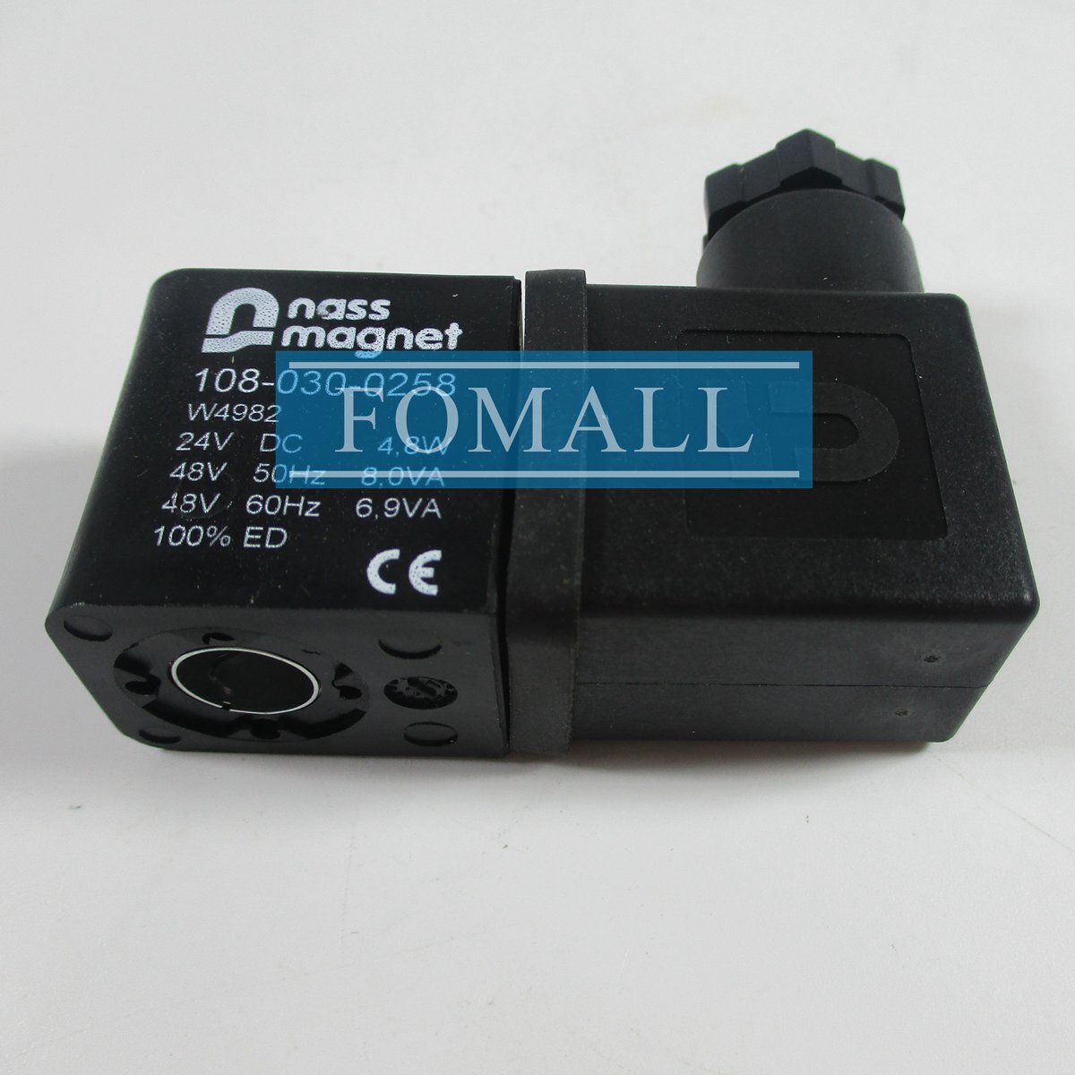 1Pcs New For nass magnet Solenoid Valve Coil 108-030-0258 W4982 24VDC 4 ...