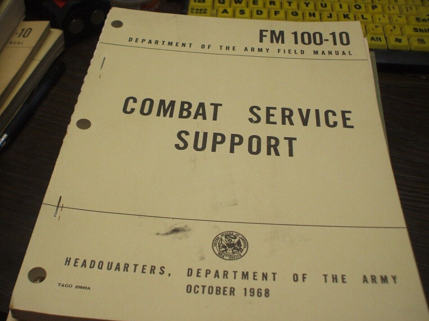 COMBAT SERVICE SUPPORT Manual - FM 100-10 Oct 1968 | eBay