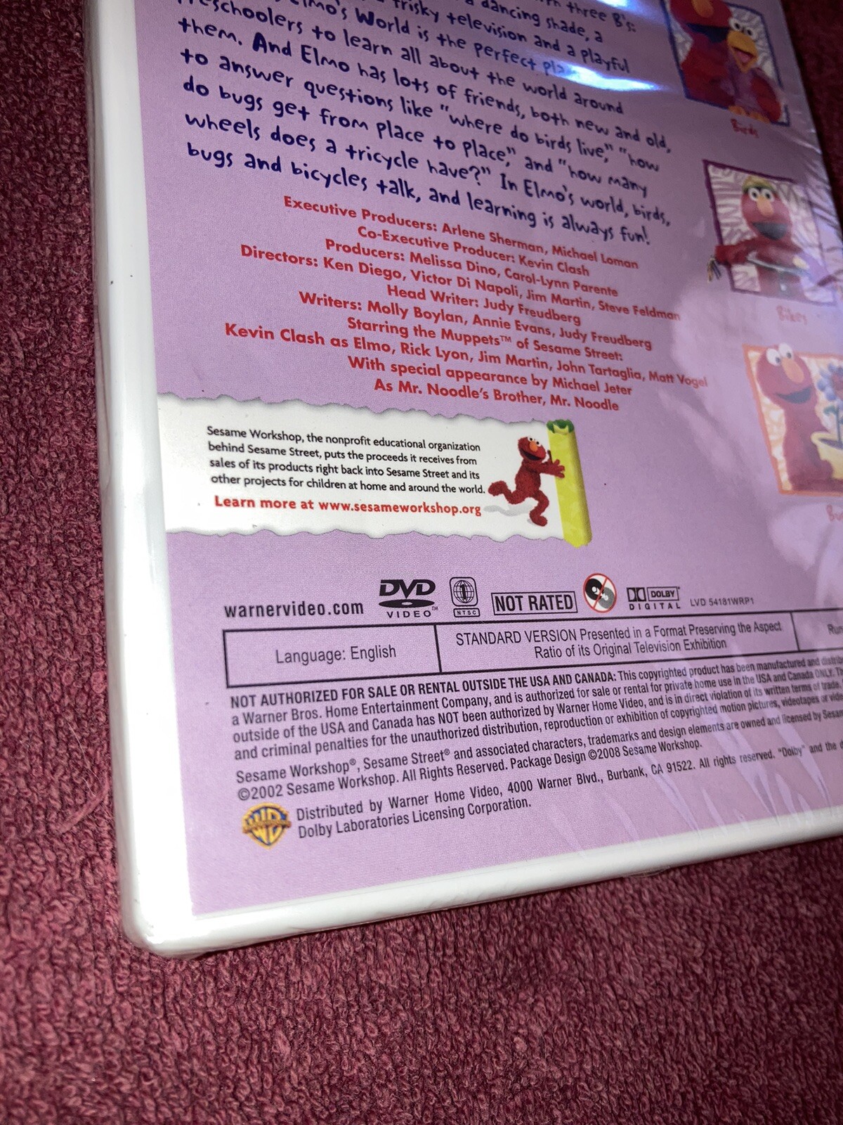 ELMO'S WORLD - SPRINGTIME FUN NEW DVD OOP Muppets Sesame Street Family ...