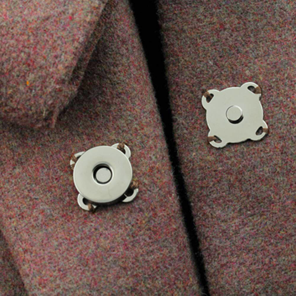 14/18mm Magnetic Snap Clasp Buttons Flower Shape for Leather Craft ...