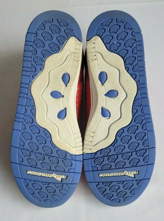 Womens Size 7.5 Red Pastry High Top Glam Pie Leather Sneakers RA71004 ...