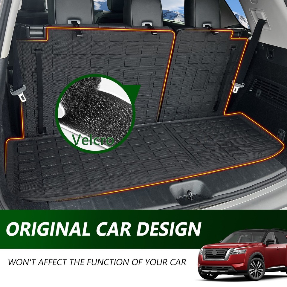 Floor Mats Trunk Mat with Backrest Cargo Liners For 2022-2026 Nissan ...