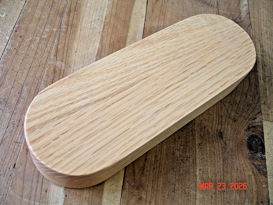 1 NEW BUCK KNIVES 196 MINI ALPHA HUNTER KNIFE OAK WOOD DISPLAY BOX CASE ...