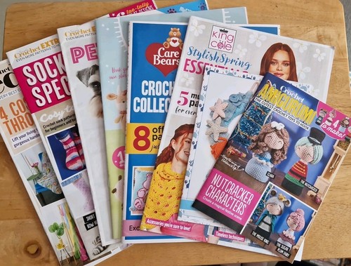 Assortment Of 8 Crochet Pattern Collections Leaflets | eBay