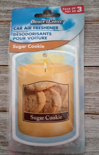 Driver’s Choice Car Air Freshener Sugar Cookie 3 Pc. | eBay